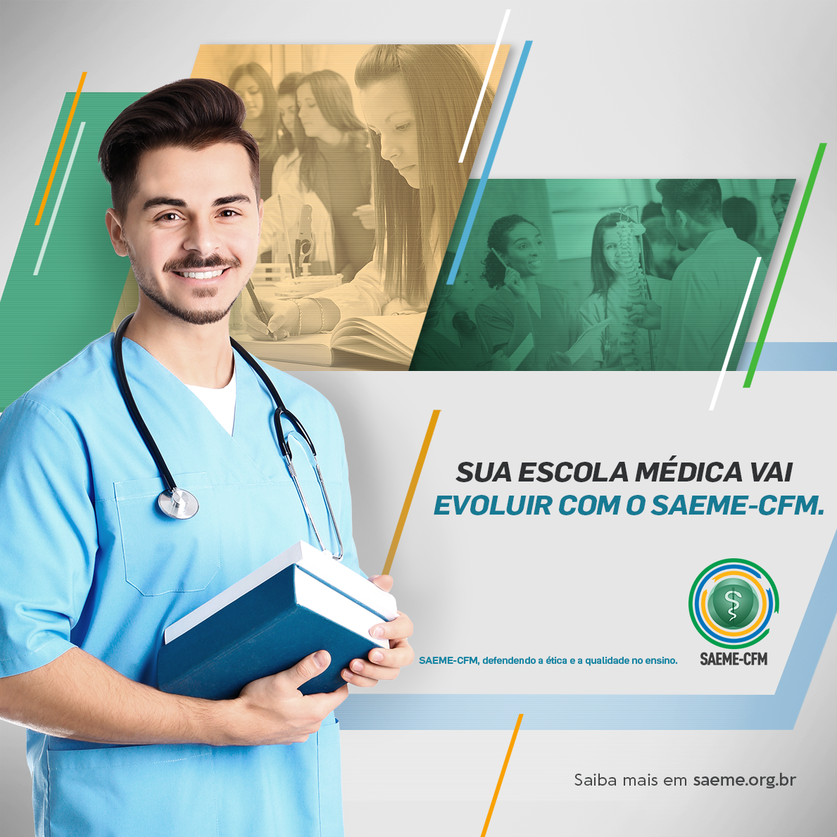 Processo de acreditação SAEME-CFM ganha campanha | Portal Médico